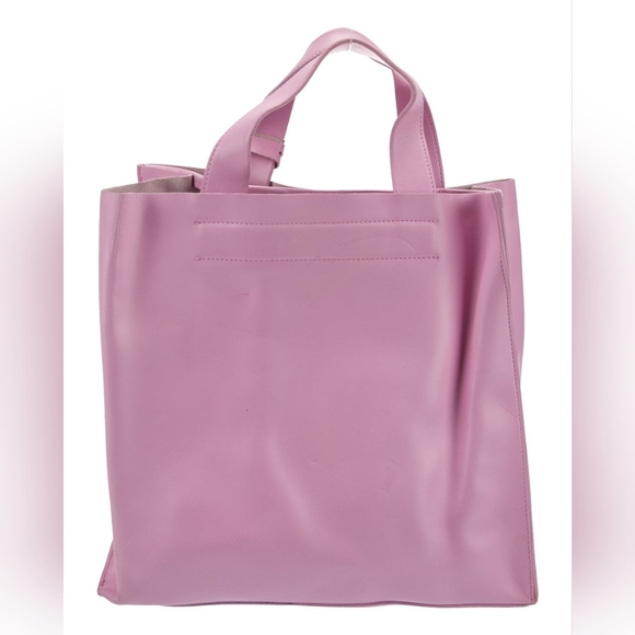 Furla | Bags | Furla Elegant Pink Leather Tote Bag | Poshmark
